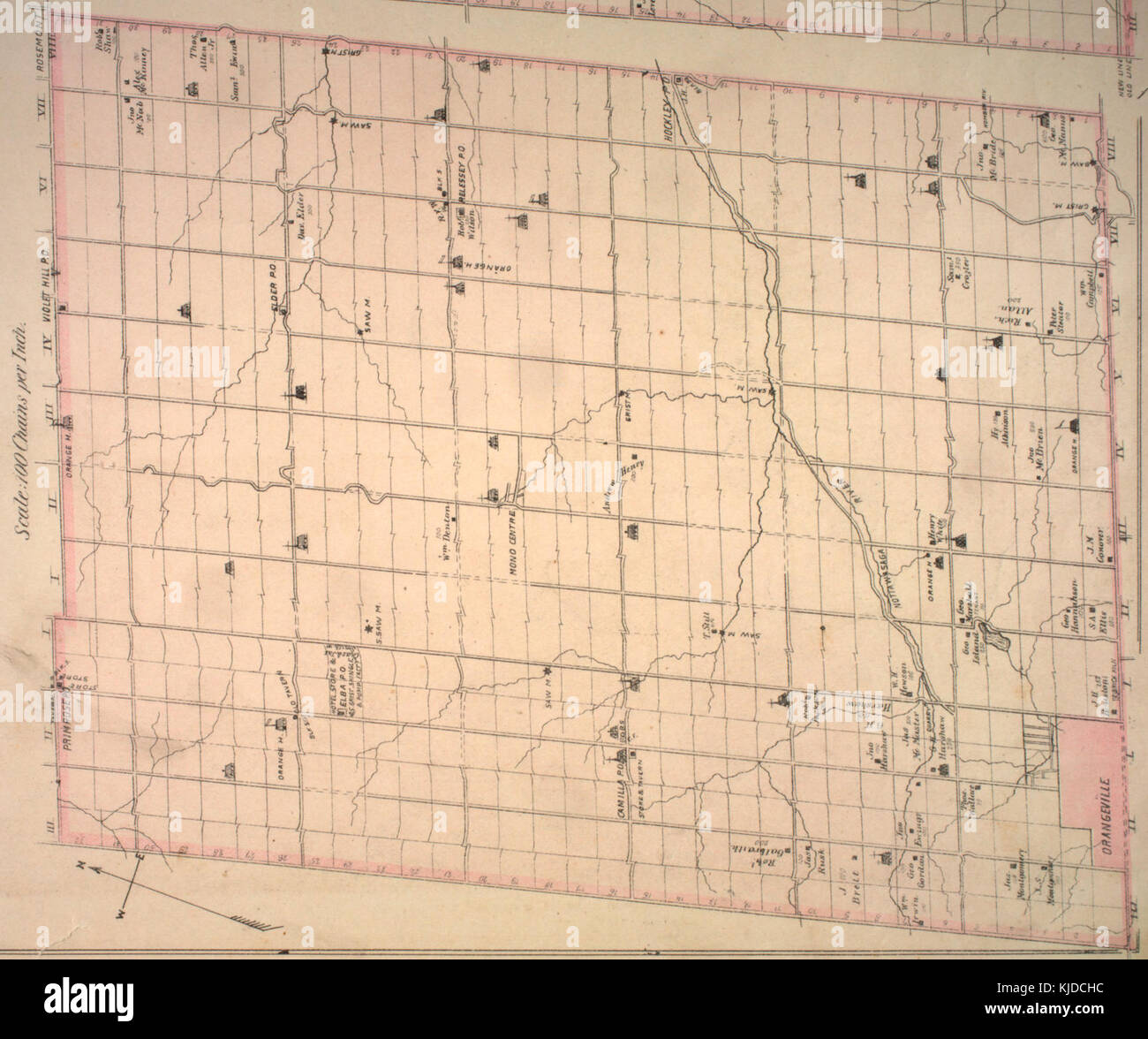 Mono Township, Dufferin County, Ontario, 1880 Stock Photo - Alamy