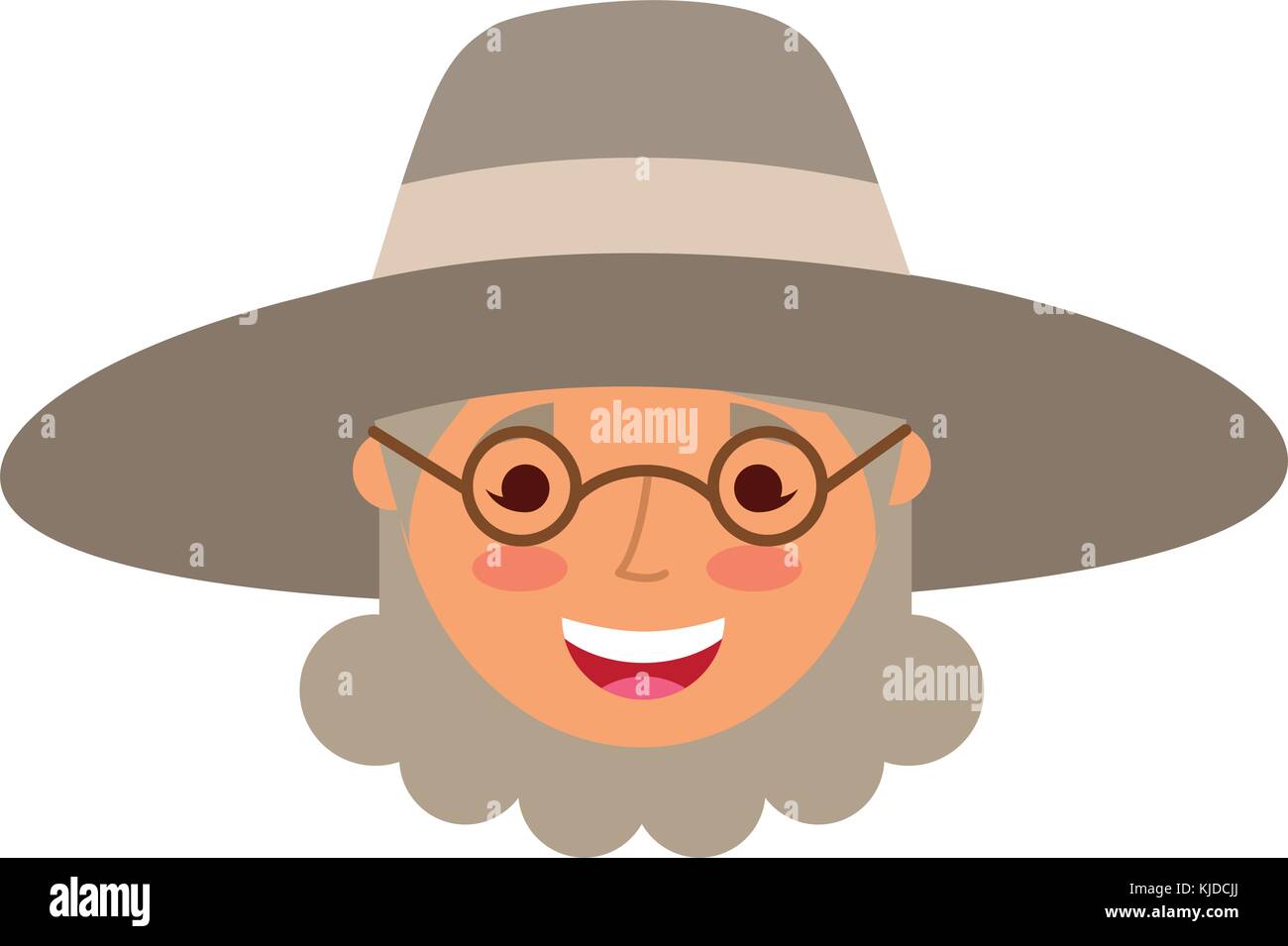 Woman elder profile Stock Vector Images - Alamy