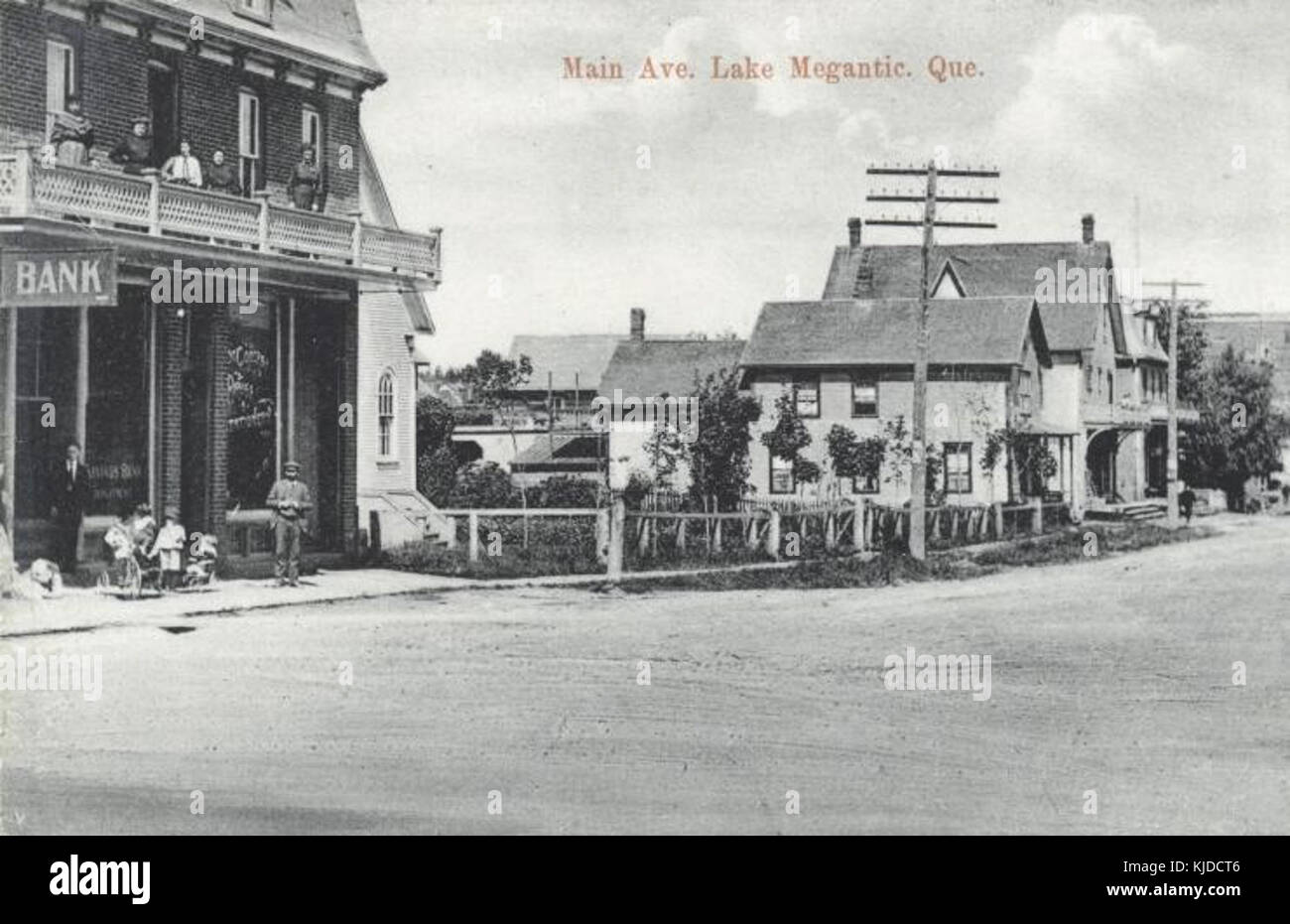 Lac Megantic 1910 Stock Photo - Alamy