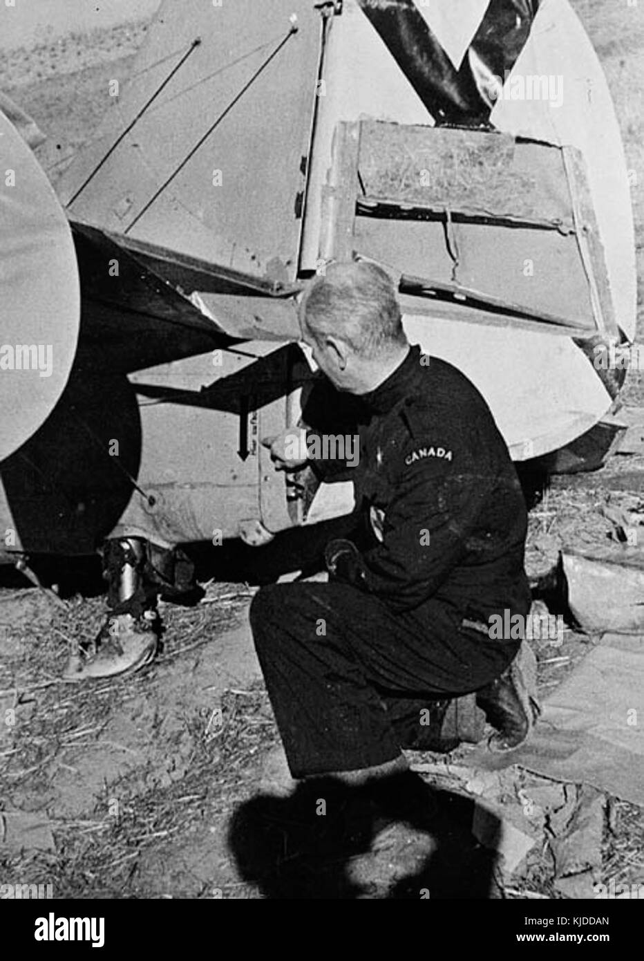 Aircraft care Black and White Stock Photos & Images - Alamy