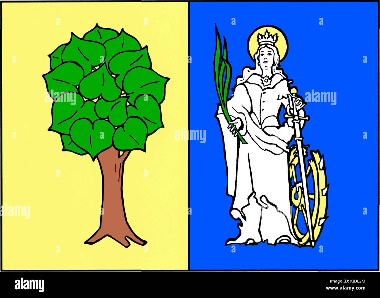 Sebrov Katerina CZ flag Stock Photo - Alamy