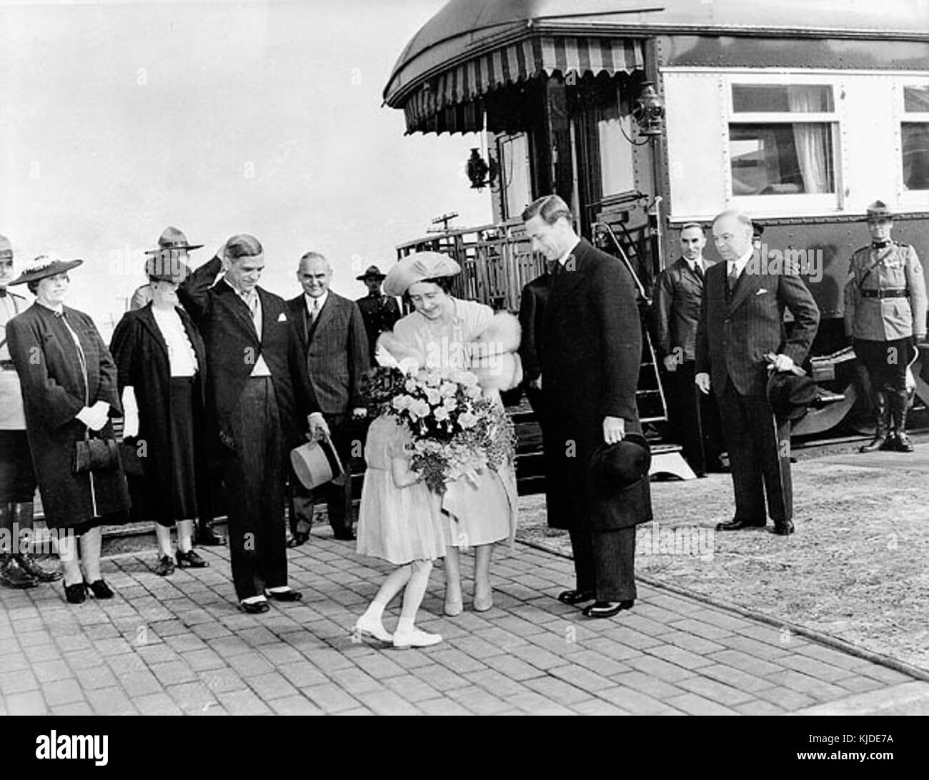 Royal tour australia Black and White Stock Photos & Images - Alamy