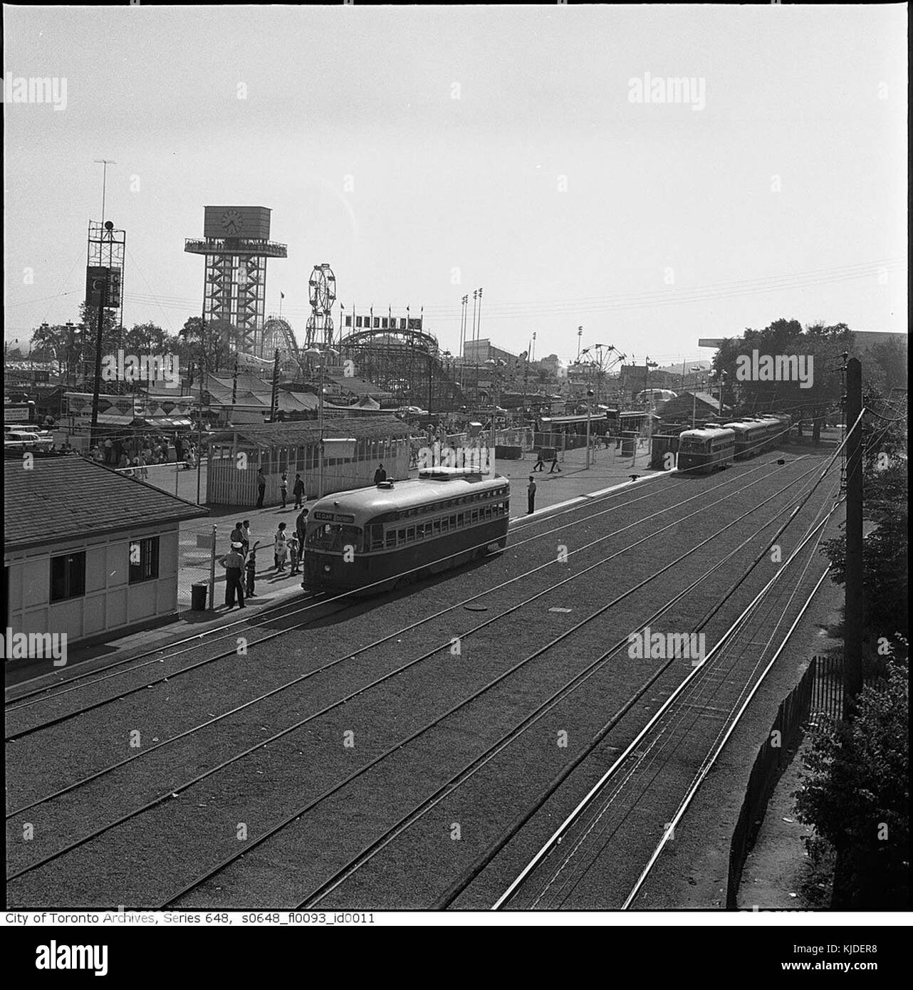 Streetcars at the CNE Stock Photo - Alamy