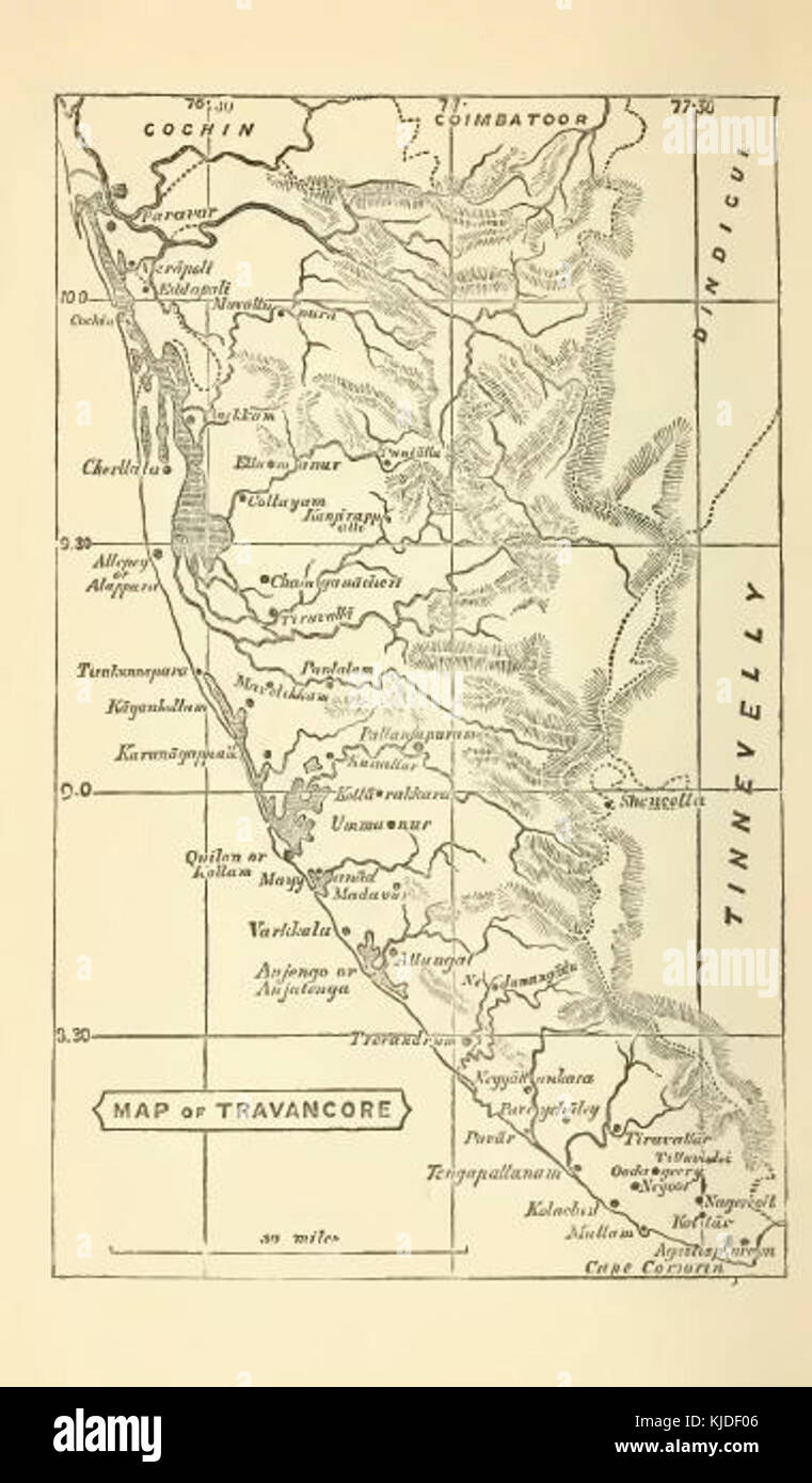 History of travancore hi-res stock photography and images - Alamy