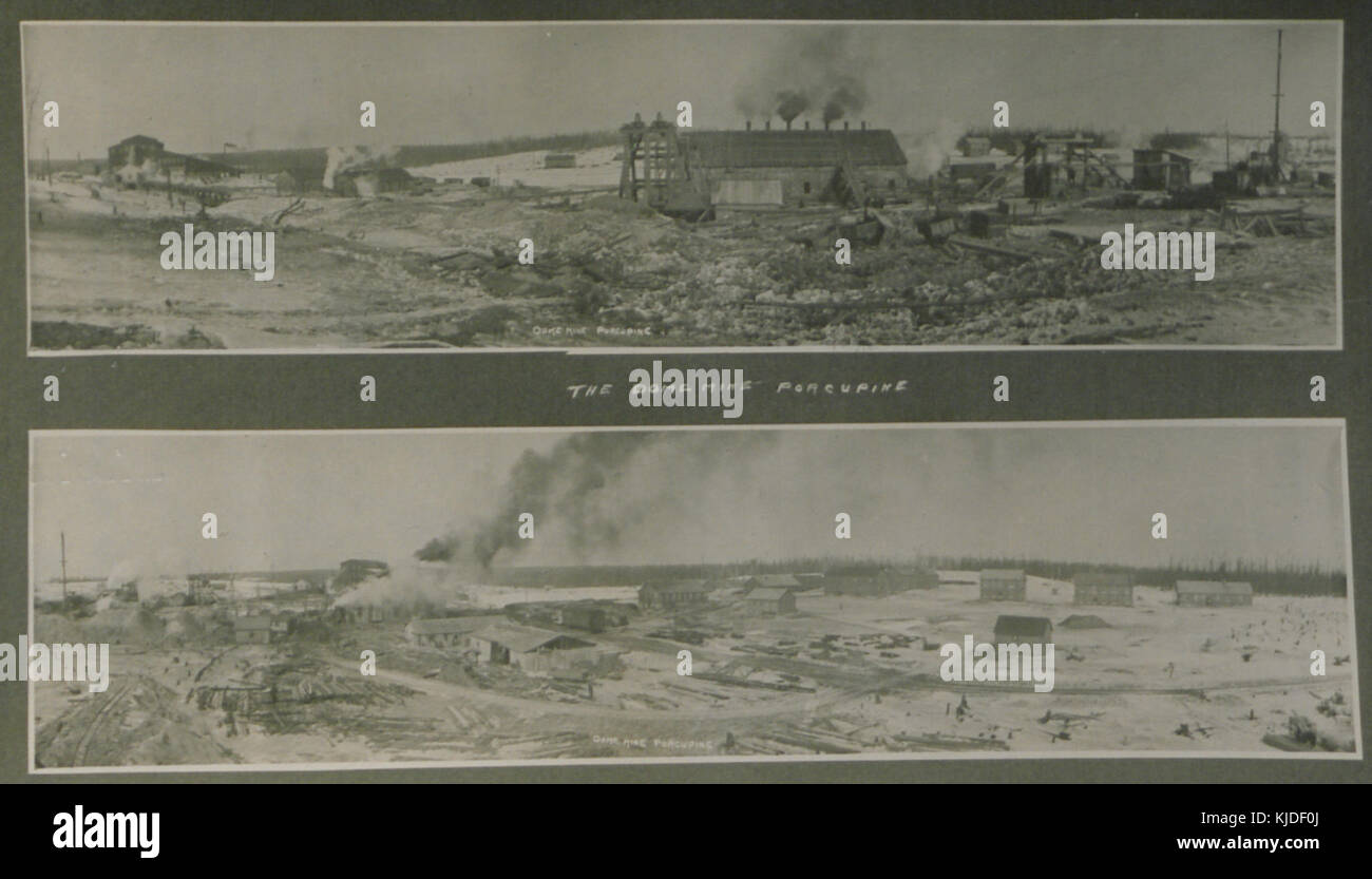 The Dome Mine in Porcupine, one of the key sites of the Canadian gold ...