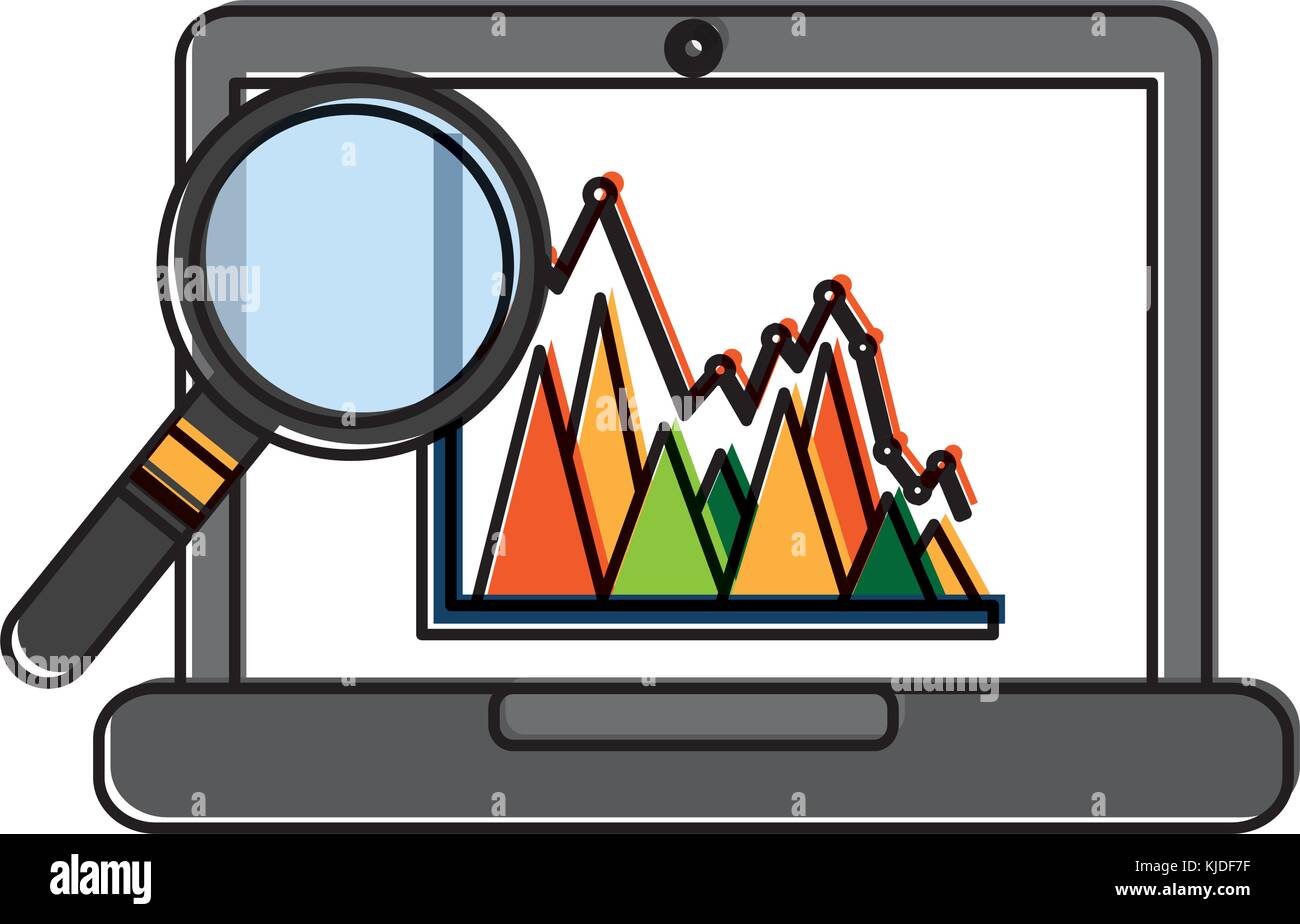 graph chart icon image Stock Vector Image & Art - Alamy