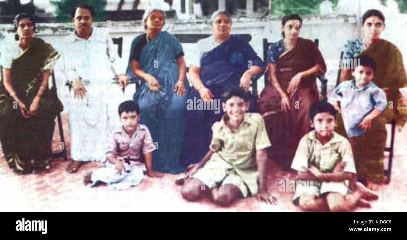 Perarignar Anna family photo Stock Photo - Alamy