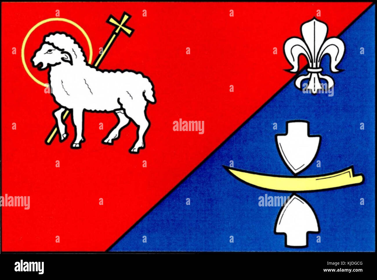 Lukov TR flag Stock Photo - Alamy