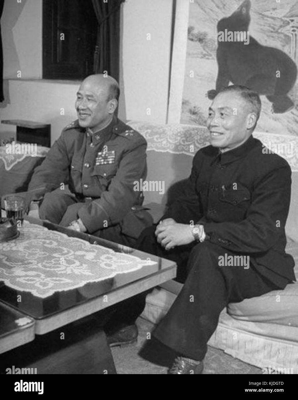 Bai Chongxi and Li Zongren Stock Photo - Alamy