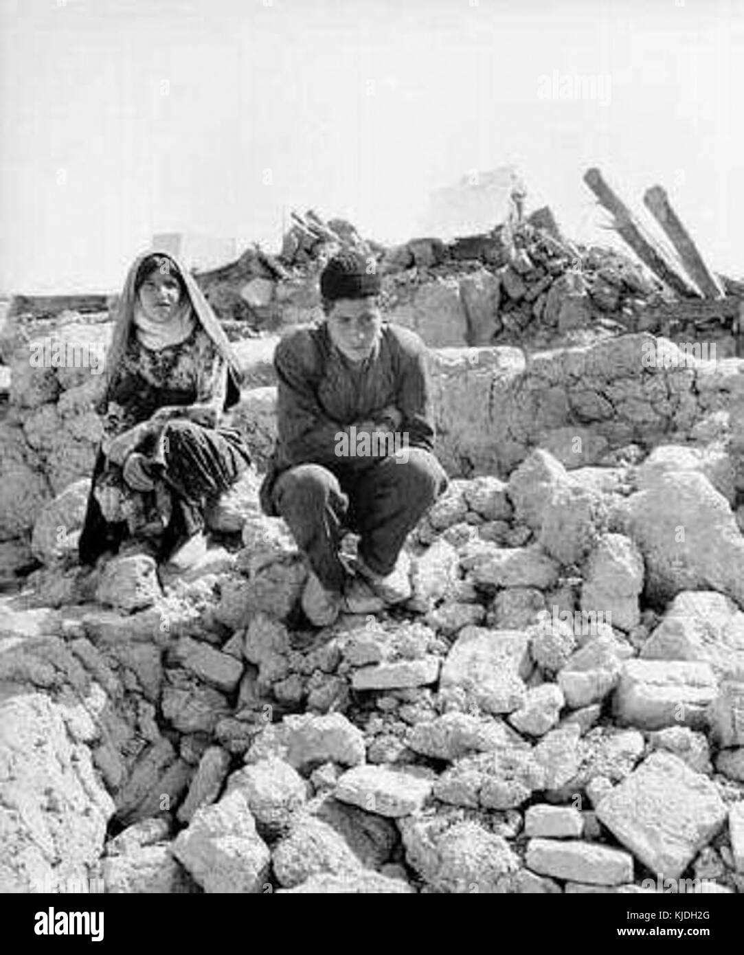 Photos of an Old Earthquake in Iran 2 Stock Photo - Alamy