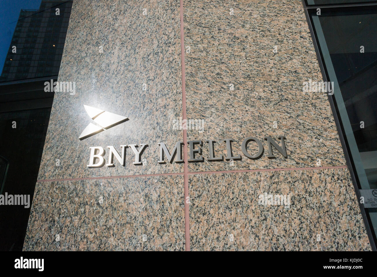 The BNY Mellon offices in Brookfield Place in New York on Sunday ...