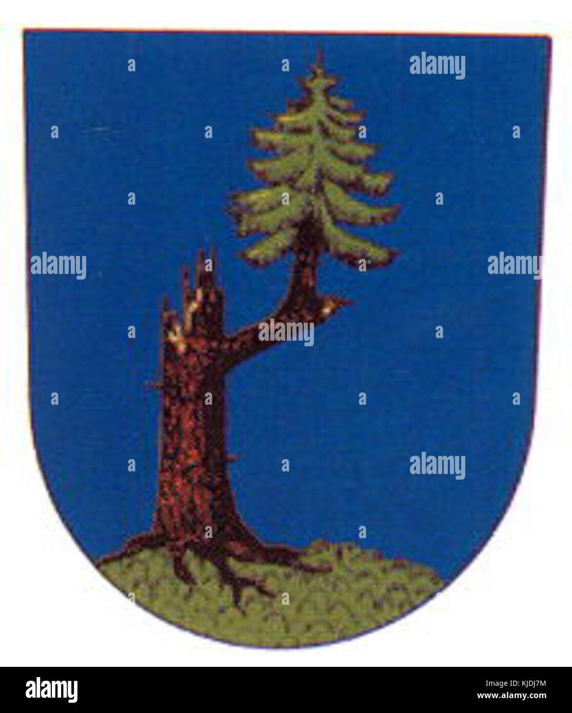 Znak obce Suchdol Stock Photo - Alamy