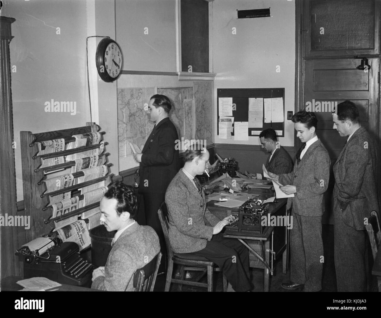CBC journalists in Montreal Stock Photo - Alamy