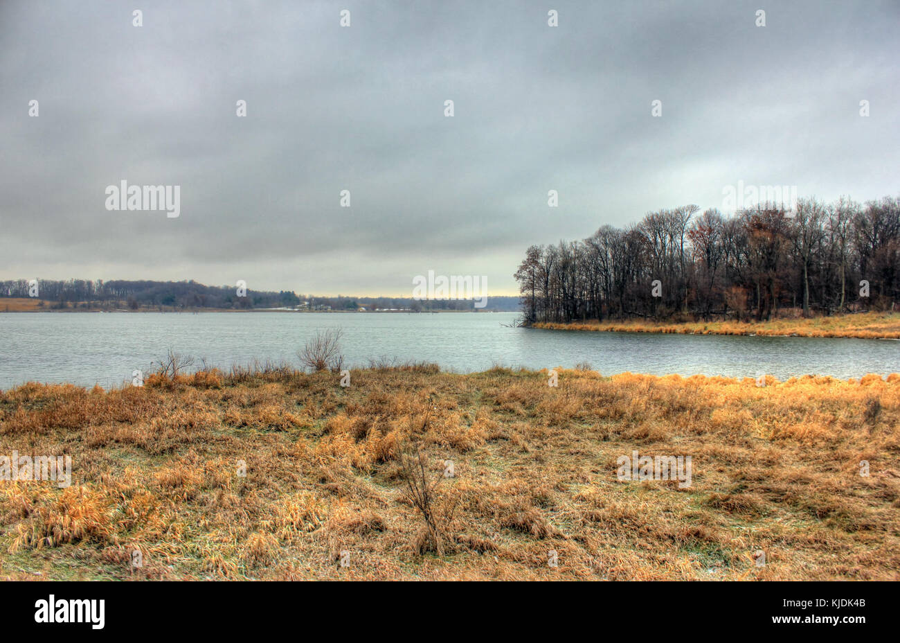 Gfp illinois shabbona lake state park across the lake Stock Photo - Alamy