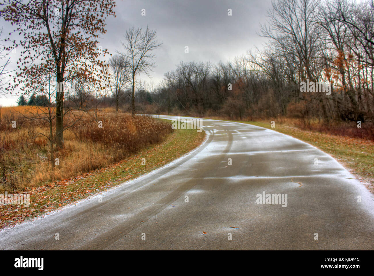 Gfp illinois shabbona lake state park road Stock Photo - Alamy