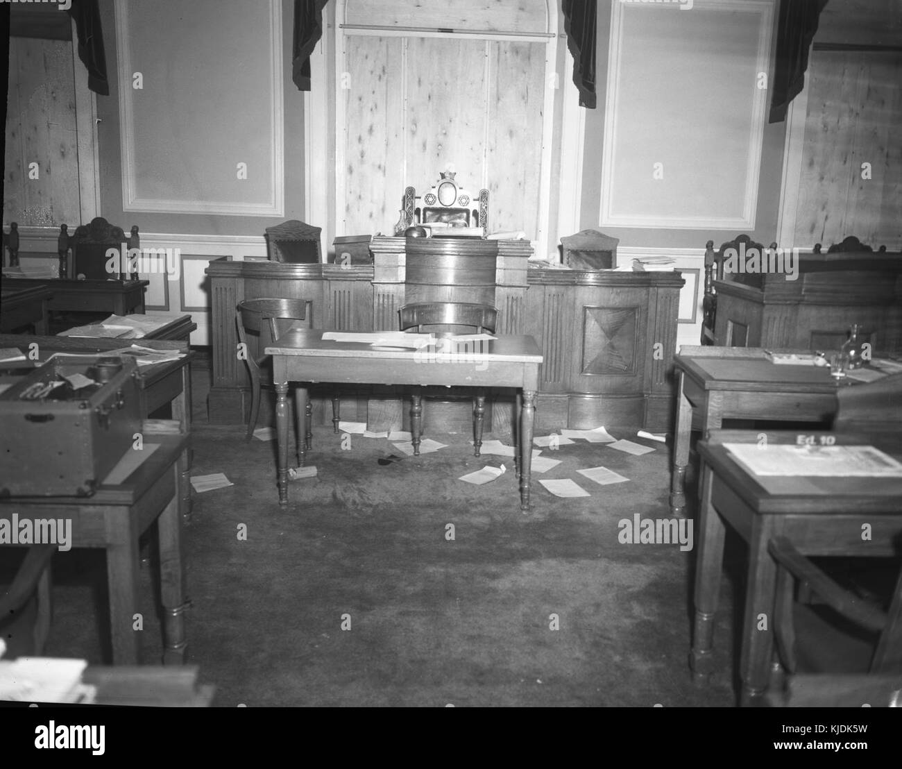 1949 inside althingi main Stock Photo - Alamy