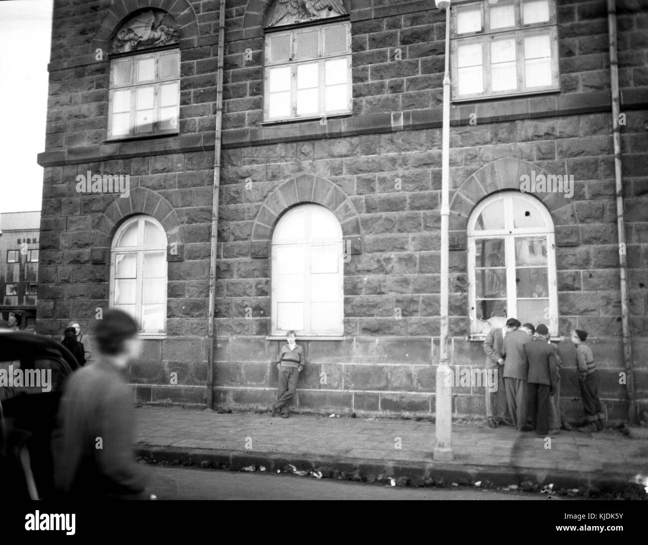 1949 althingi streetview Stock Photo - Alamy