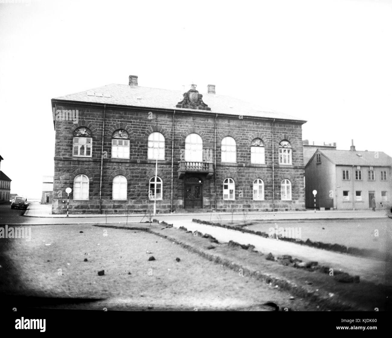 1949 exterior althingi Stock Photo - Alamy