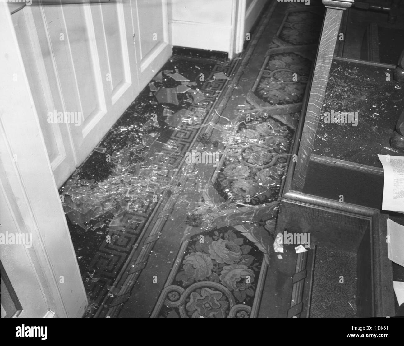 1949 althingi broken glass Stock Photo - Alamy