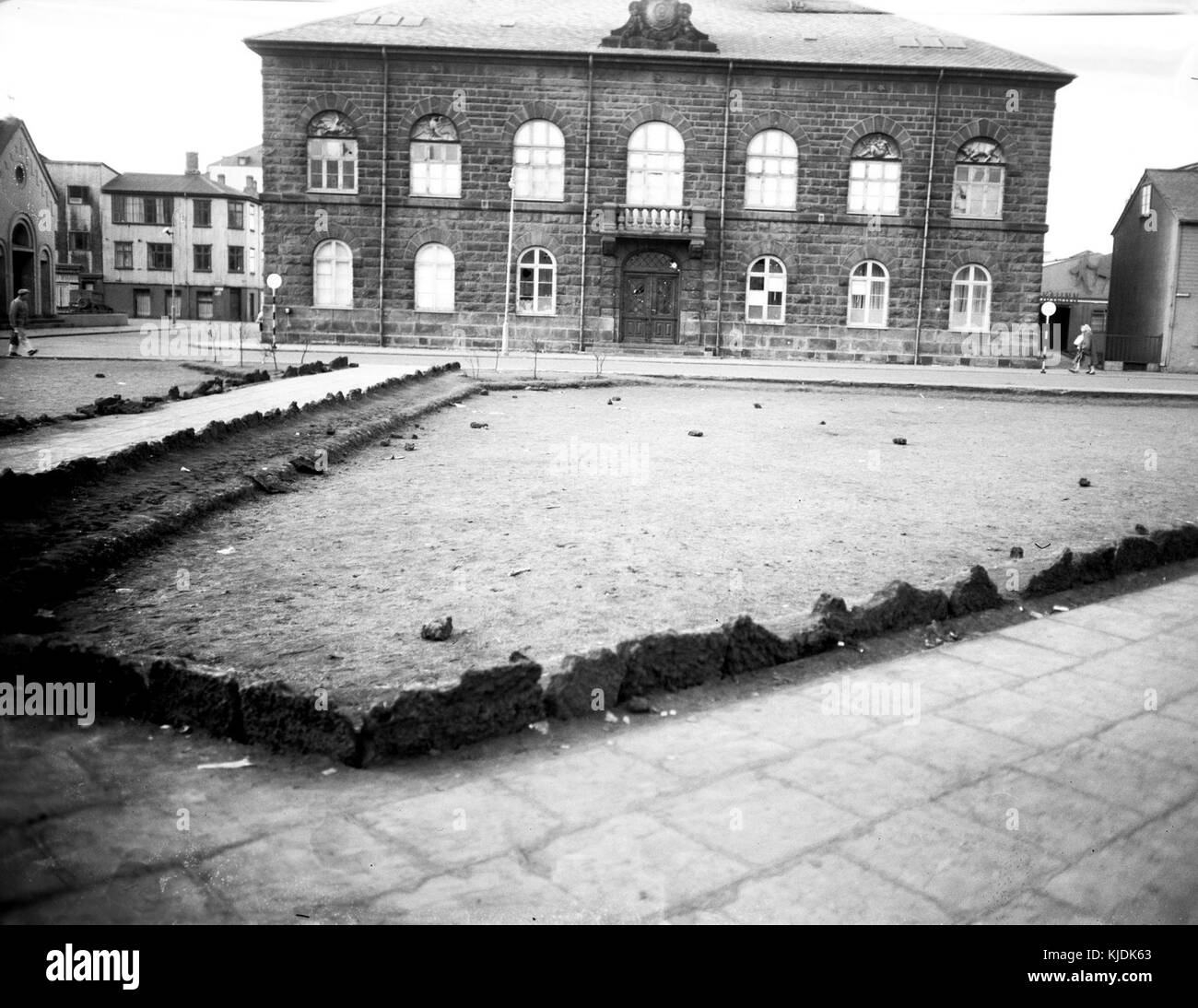 1949 exterior althingi 2 Stock Photo - Alamy