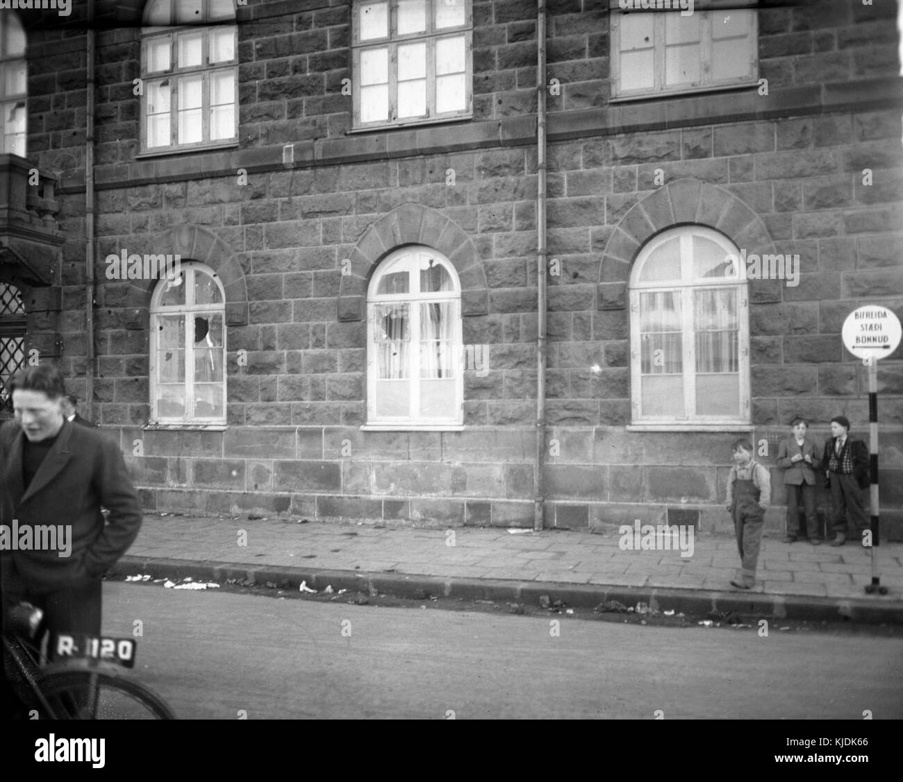 1949 althingi streetview 2 Stock Photo - Alamy