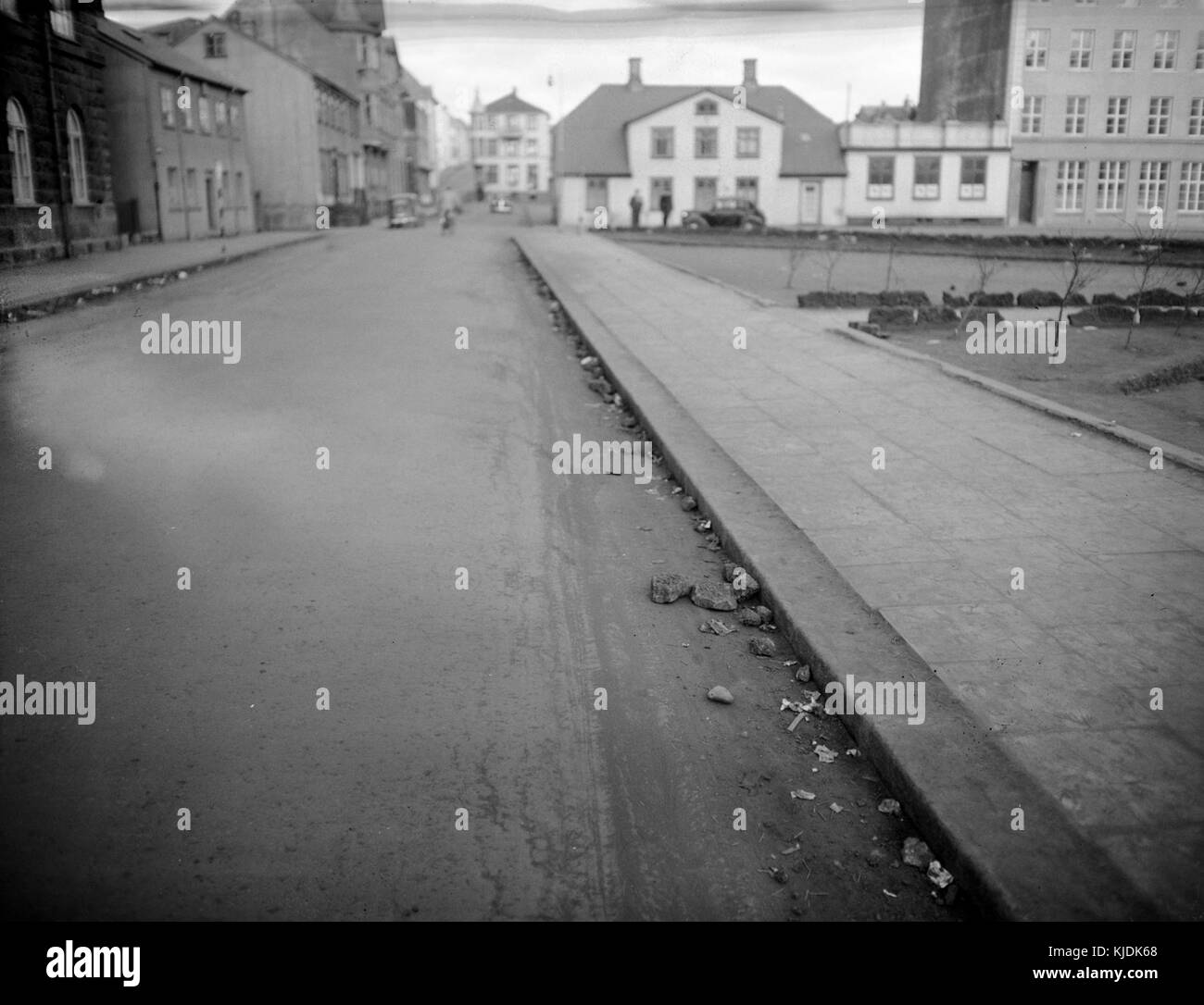 1949 althingi side street 3 Stock Photo - Alamy
