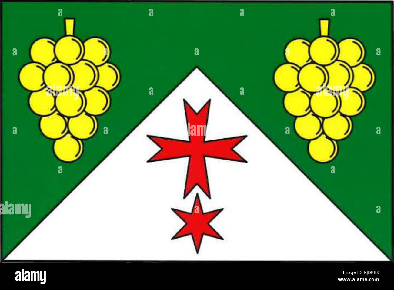 Hodonice ZN flag Stock Photo - Alamy