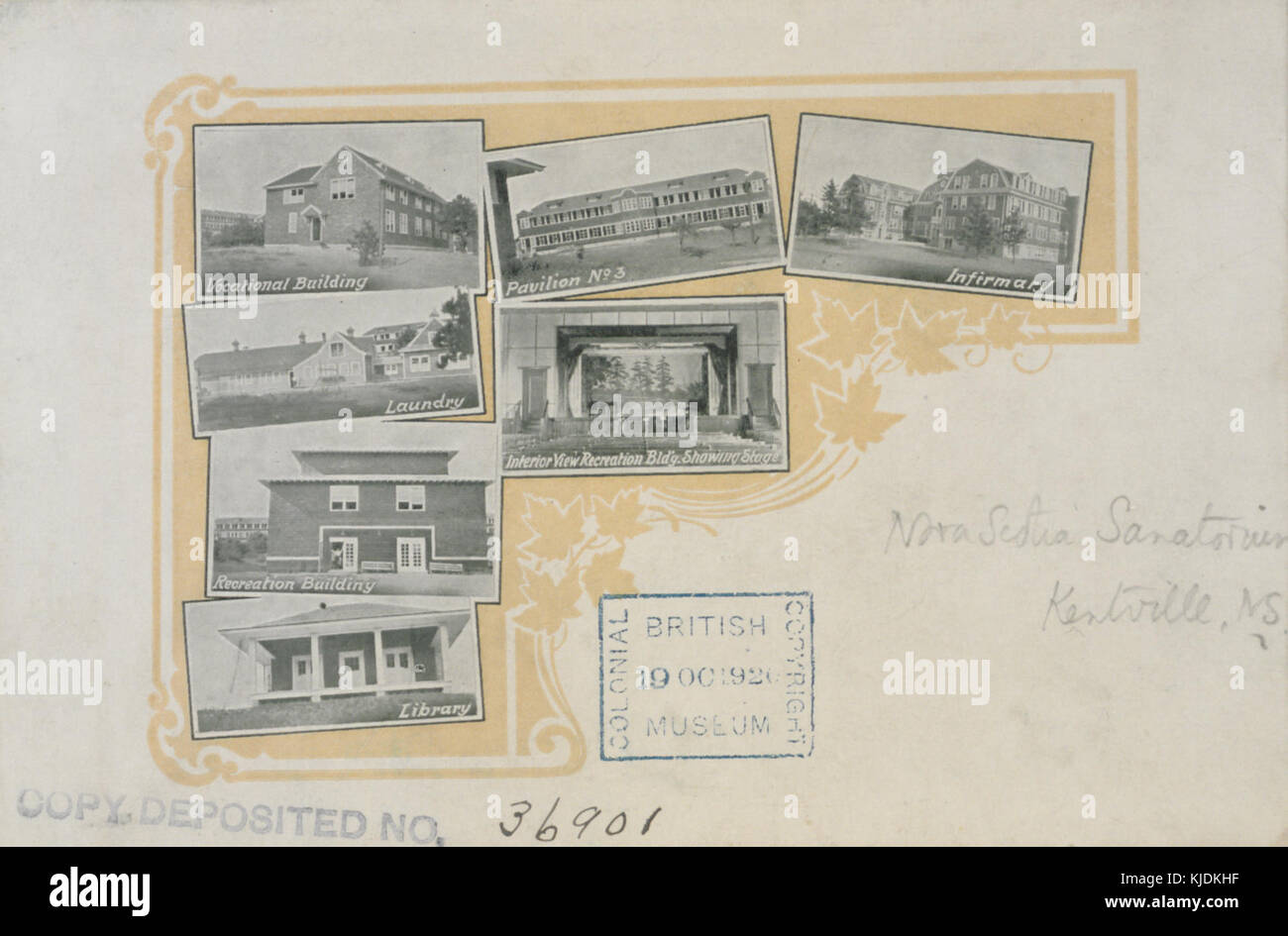 Nova Scotia Sanitorium (HS85 10 36901 Stock Photo - Alamy