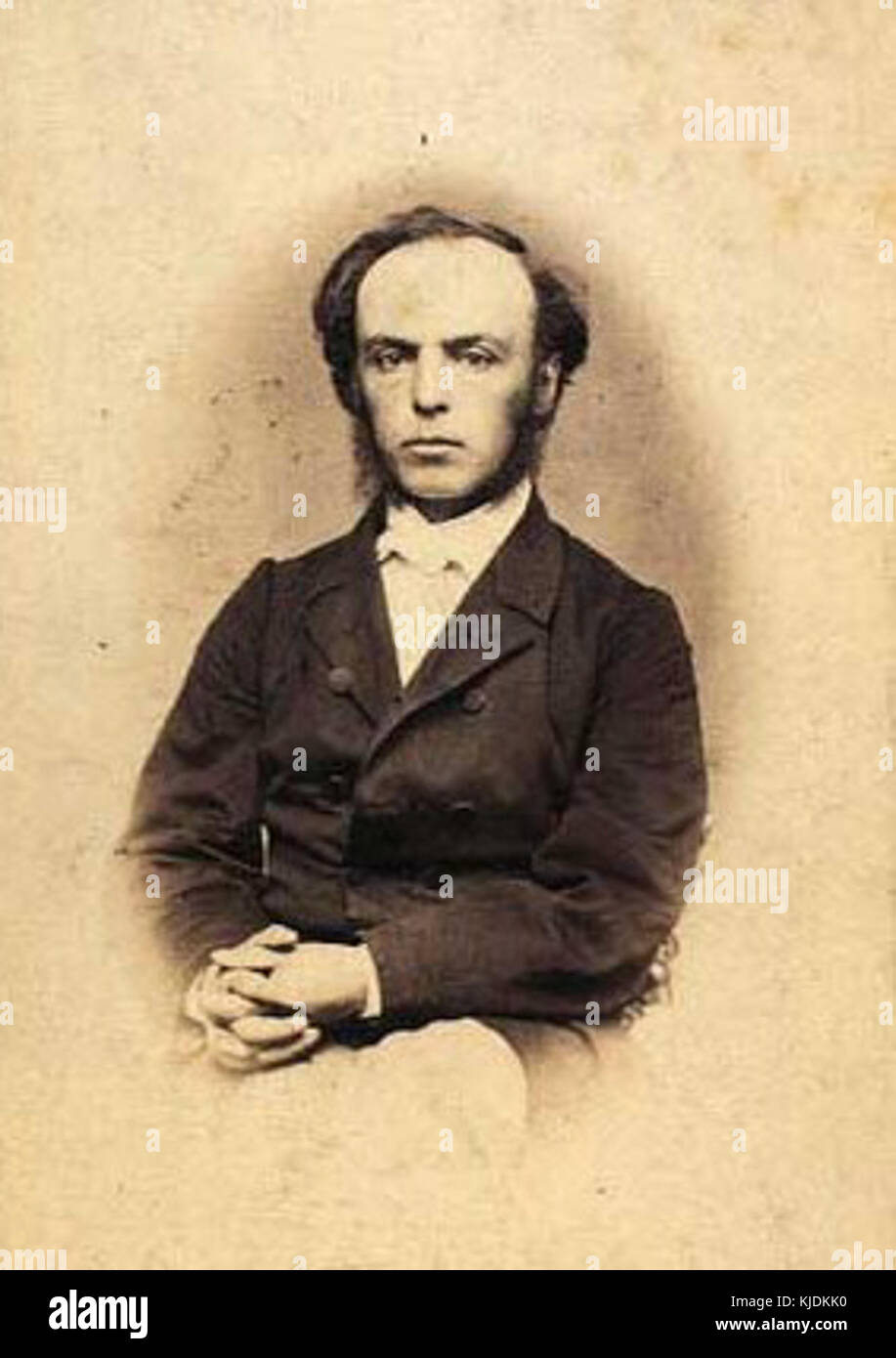 Johannes Clausen 1832 1908 by J.J. Hansen Stock Photo - Alamy