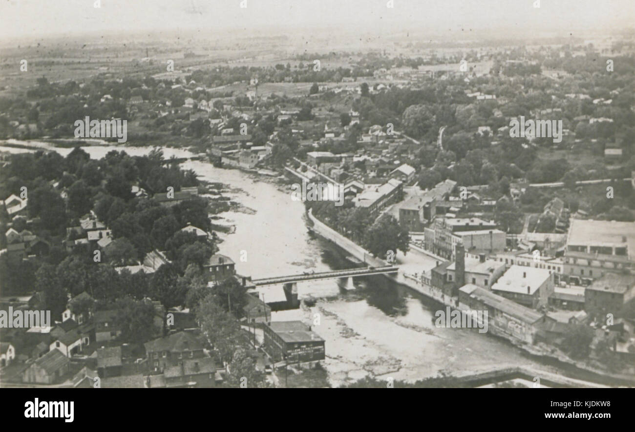 Belleville Ontario from the Air (HS85 10 36728 Stock Photo - Alamy