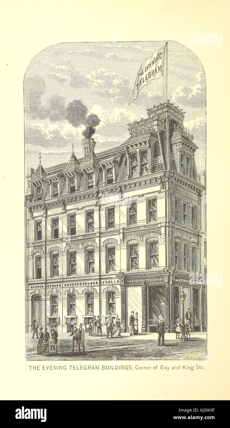 The Evening Telegram Building, corner of Bay and King Streets, Toronto ...