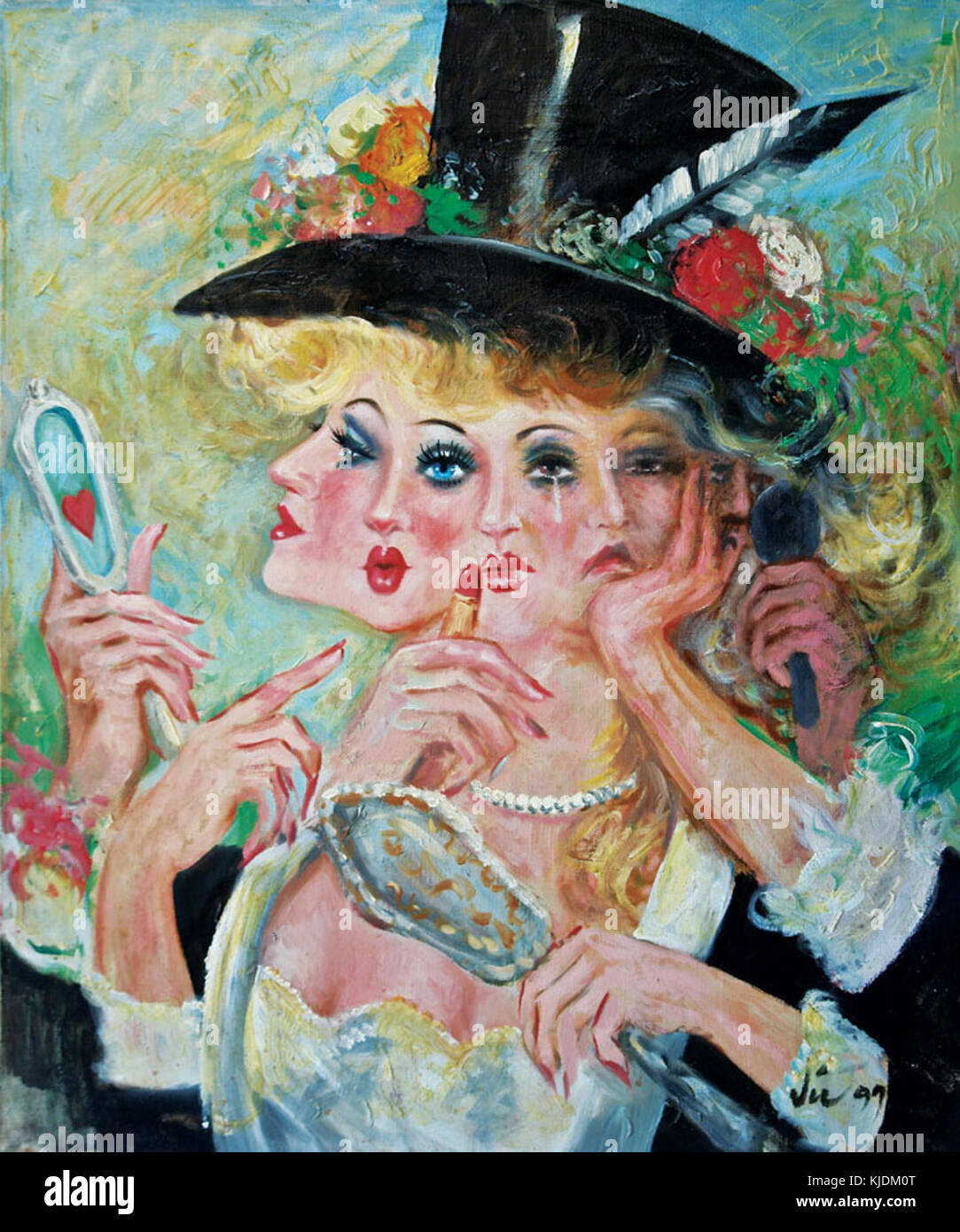 New Yorker, Multiplism by Victor Victori Stock Photo - Alamy