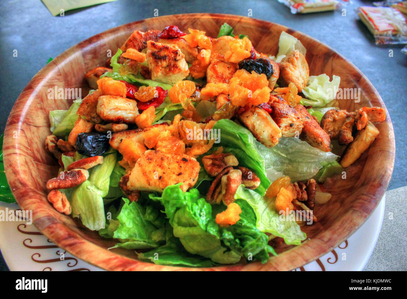 Gfp chicken pecan salad Stock Photo - Alamy
