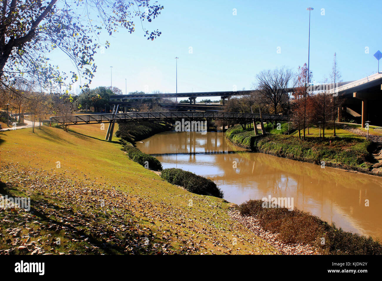 Gfp texas houston downtown river Stock Photo - Alamy