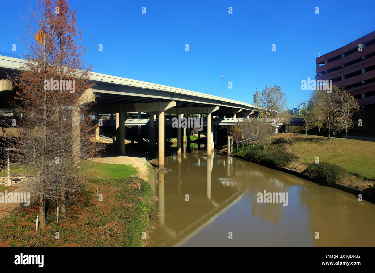 This image shows a bridge in Houston, Texas, representing the region's ...