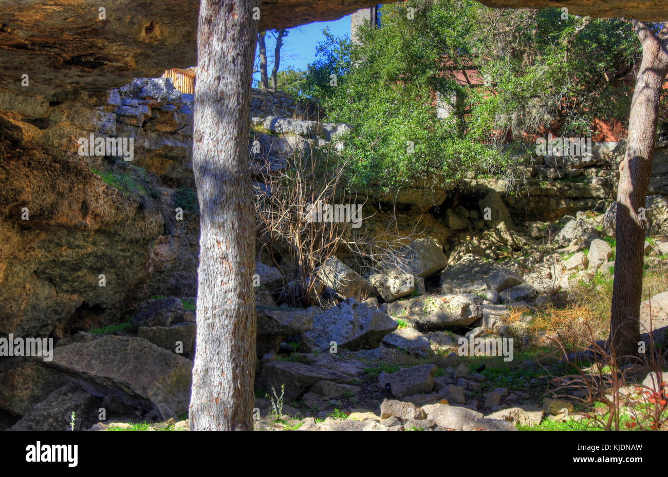 Gfp texas natural bridge caverns sinkhole Stock Photo - Alamy