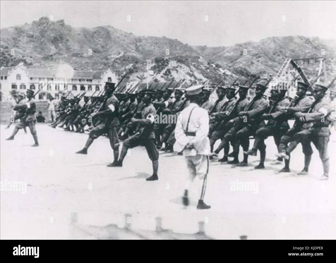 Military training of the Beiyang Army Stock Photo - Alamy