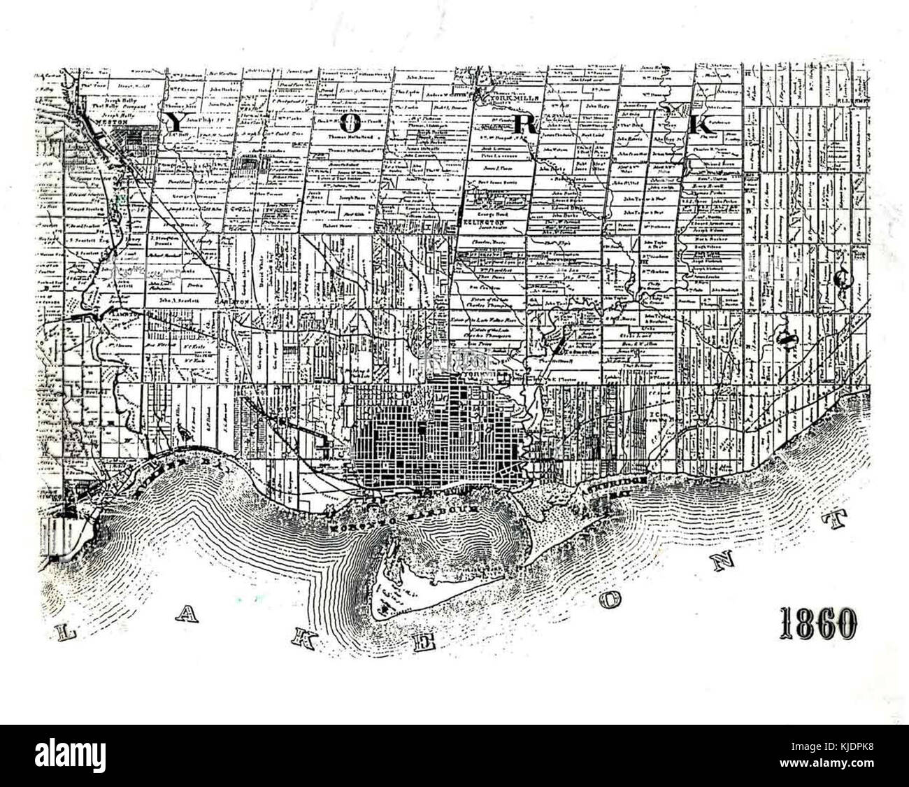 Early canadian map Cut Out Stock Images & Pictures - Alamy