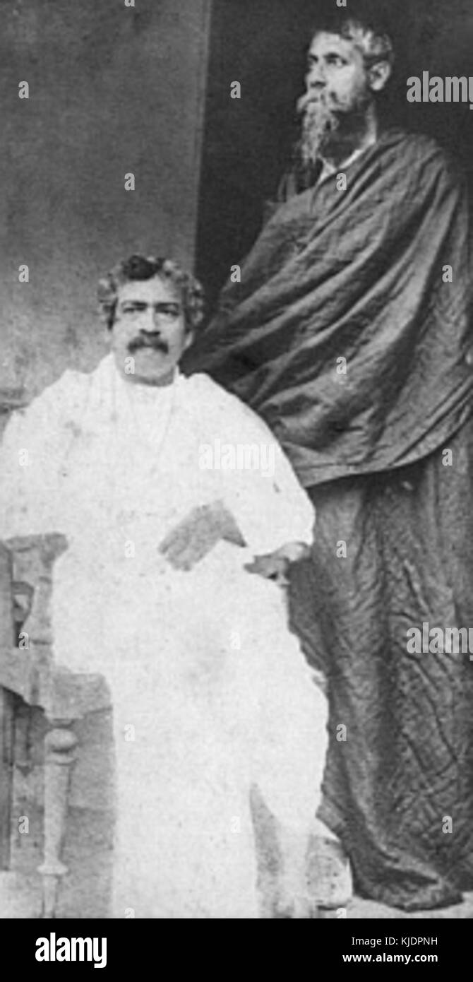 R. Tagore and J.C. Bose Stock Photo - Alamy