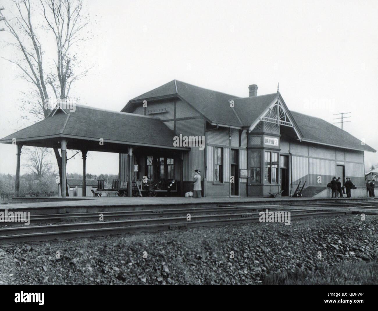 Oakville Ontario Rail Station circa 1920 Stock Photo - Alamy