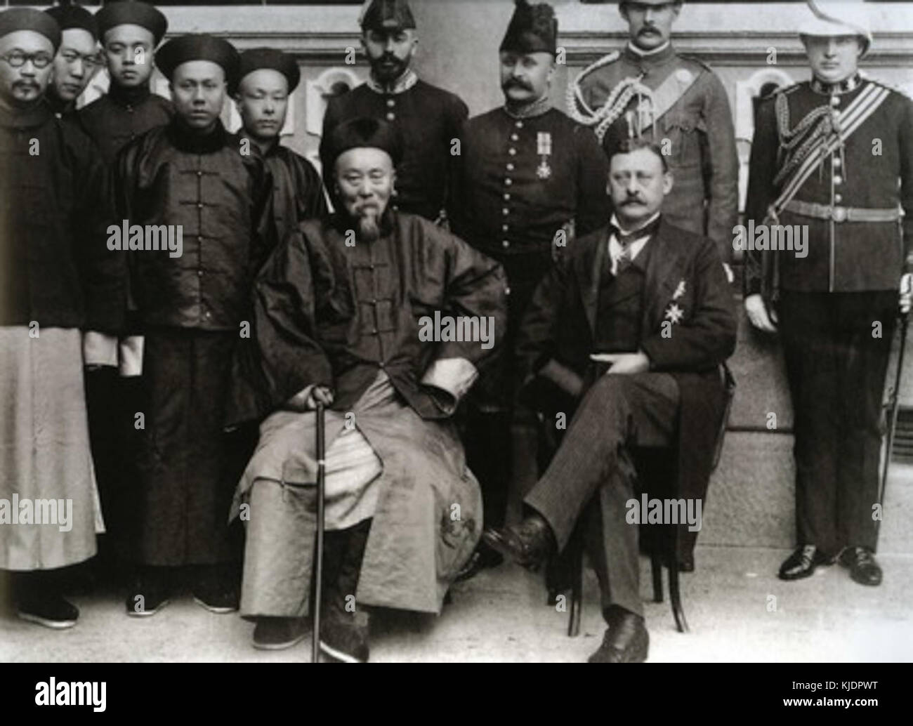 Li Hongzhang and Henry Arthur Blake Stock Photo - Alamy