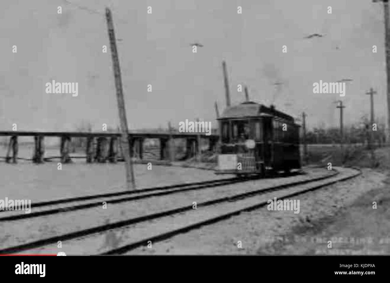 Early streetcar of the Hamilton Street Railway a Stock Photo - Alamy