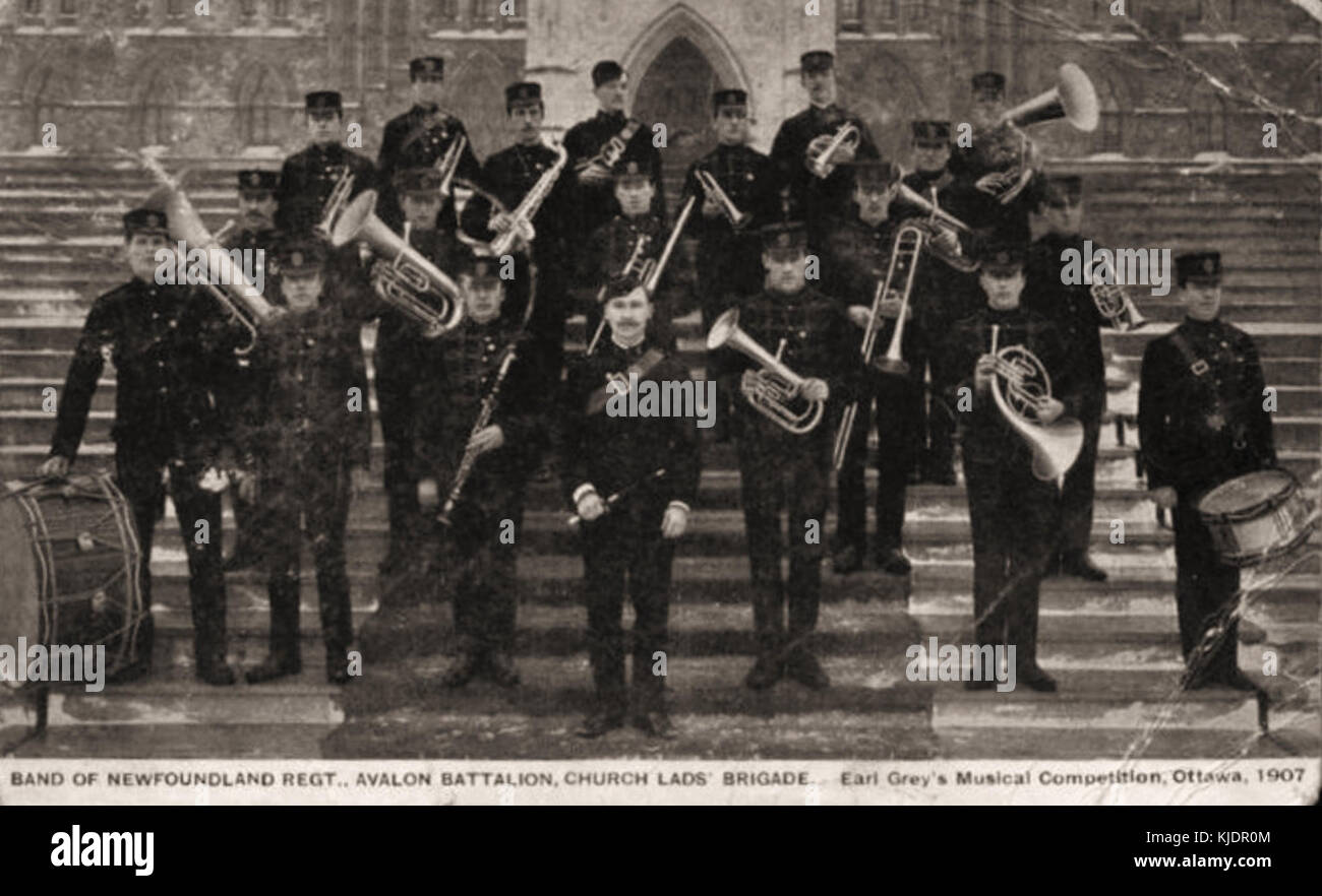 Canada. Church Lads Brigade Band, Avalon Battalion, Newfoundland ...