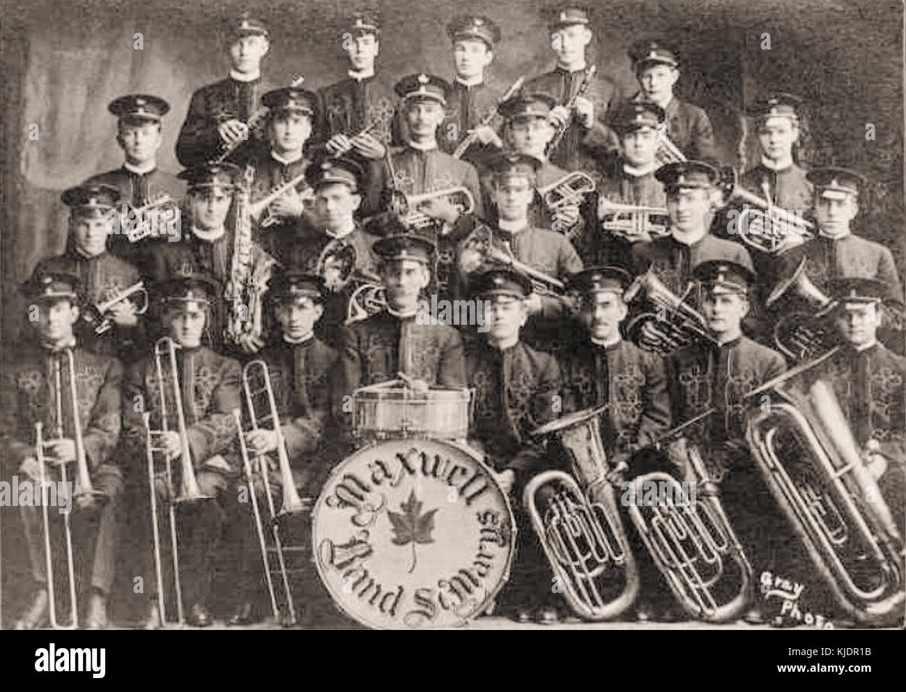 Canada. Maxwell Band, St Mary's, Ontario, 1912 Stock Photo - Alamy