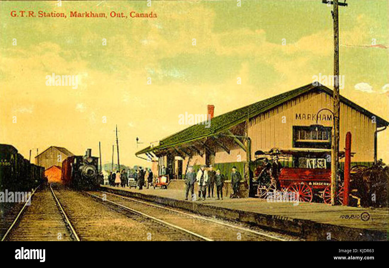 Markham GTR station Stock Photo - Alamy