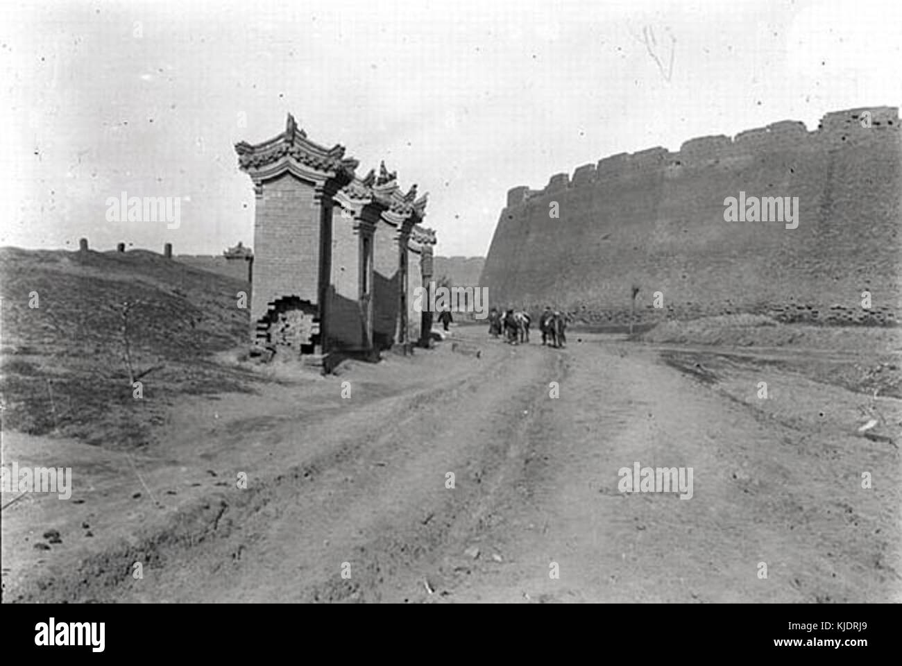 Datong City Wall in 1907 2 Stock Photo - Alamy