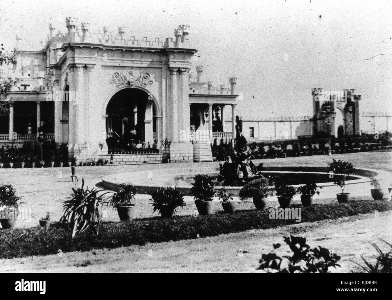 Saroornagar Palace North View 1900 Lala Deen Dayal Stock Photo - Alamy
