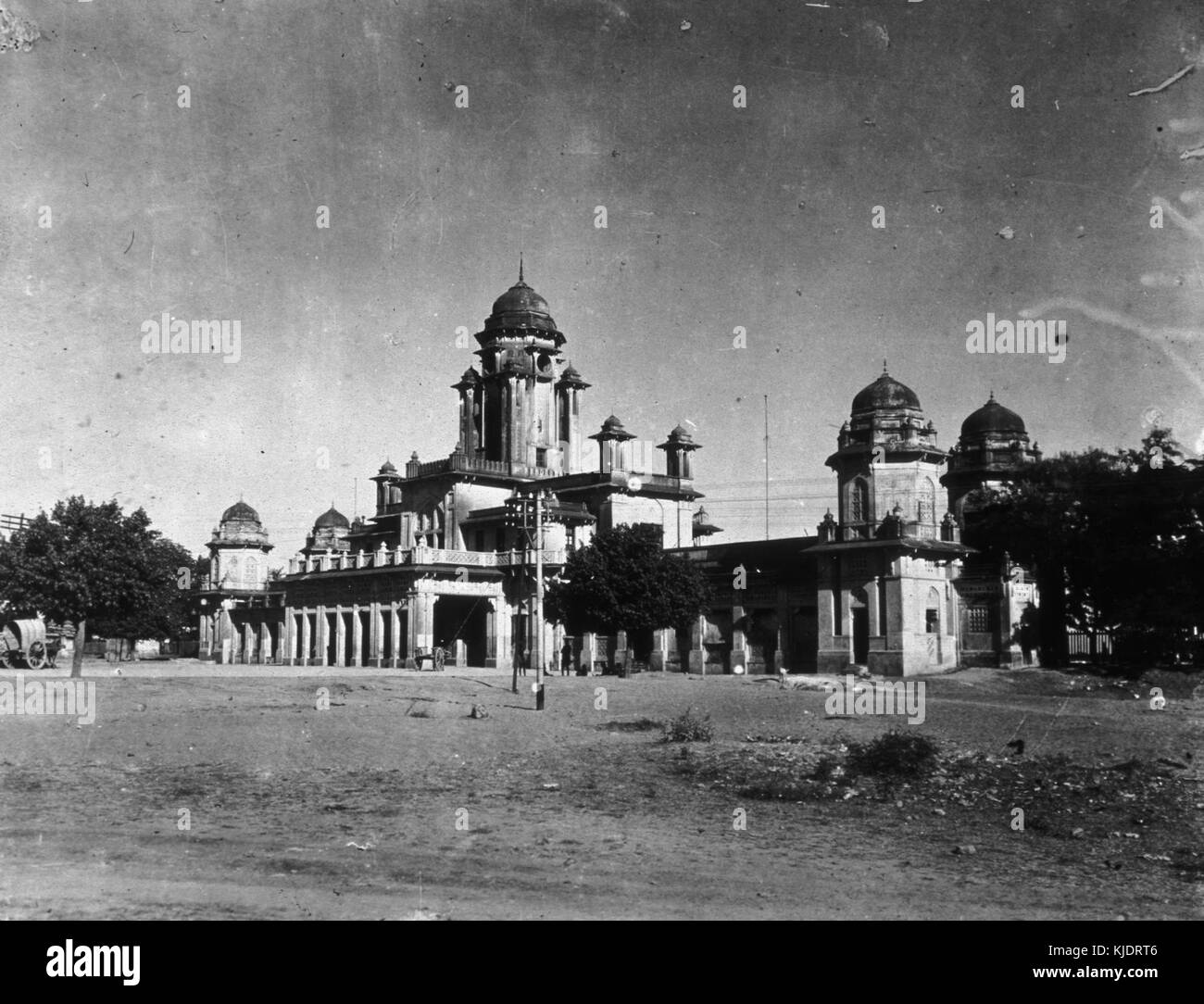 Kacheguda Rly Stn West View 1922 Lala Deen Dayal Stock Photo - Alamy