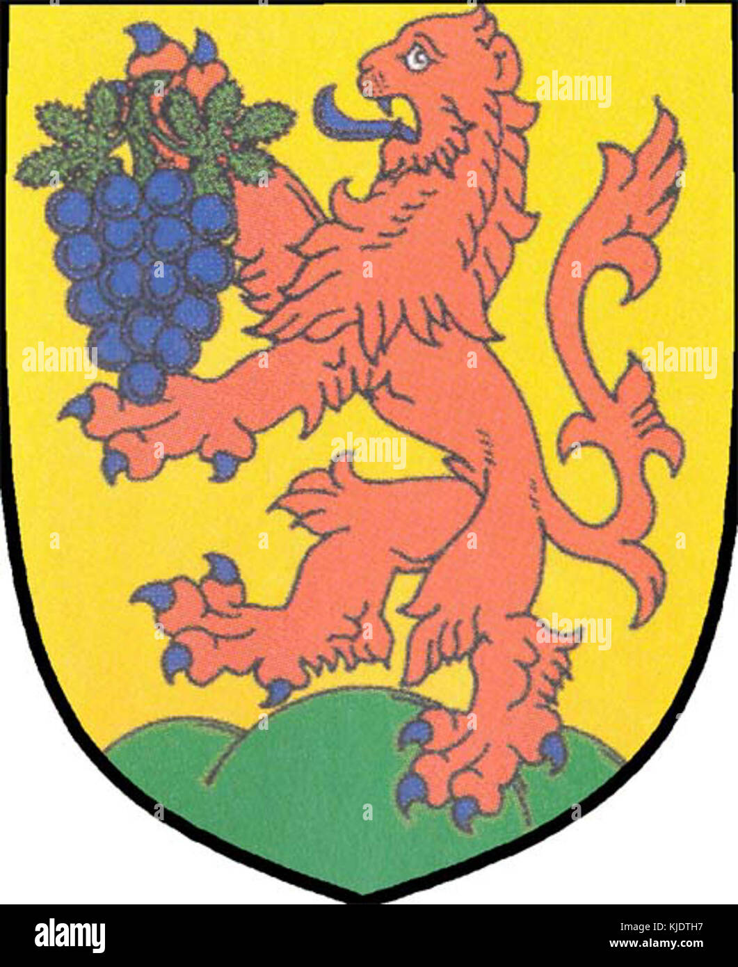 Coat of arms of Popice Stock Photo - Alamy