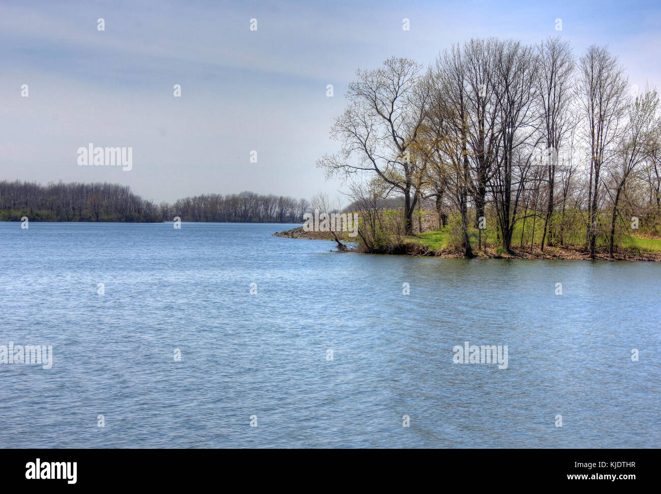 Gfp sangchris lake state park lake bend Stock Photo - Alamy